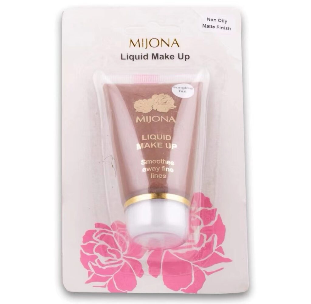 Mijona Foundation Liquid Make-up Sunglow Tan – ABC Beauty Cosmetics