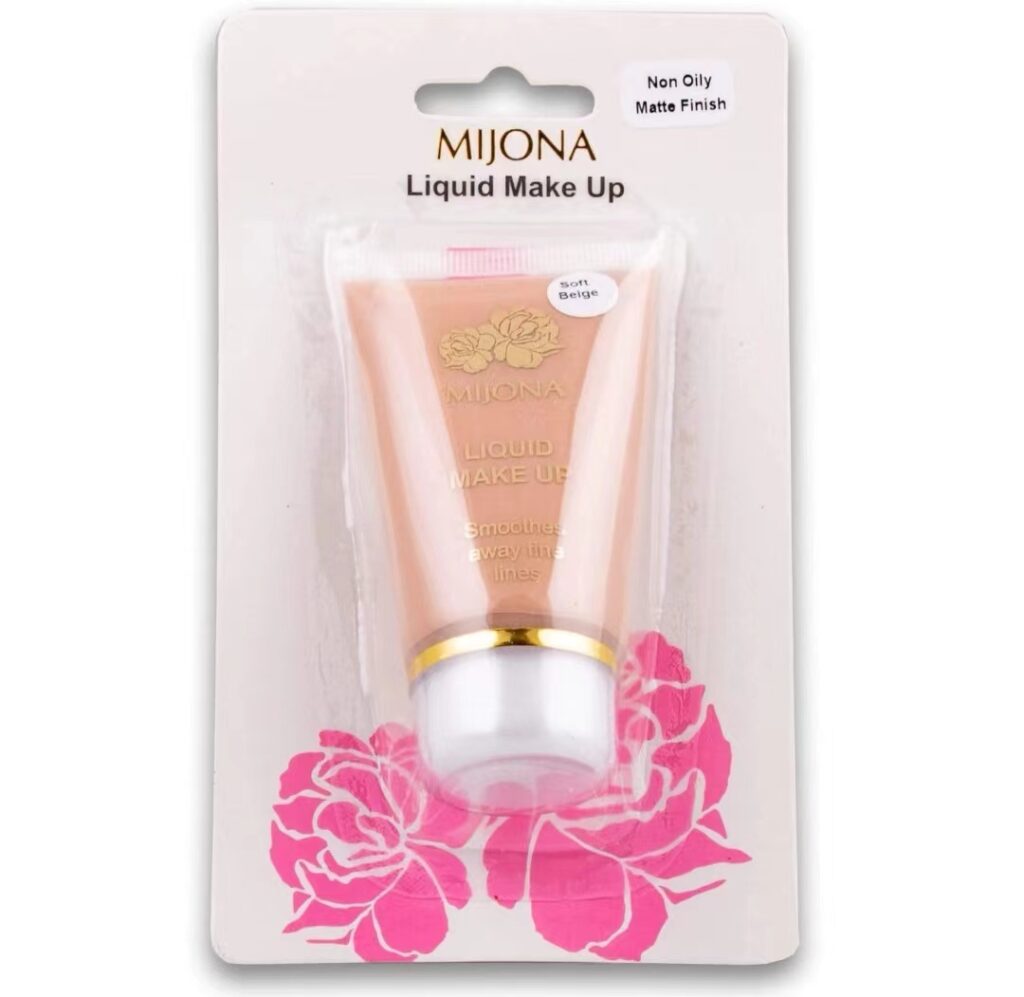 Mijona Foundation Liquid Make-up Soft Beige – ABC Beauty Cosmetics