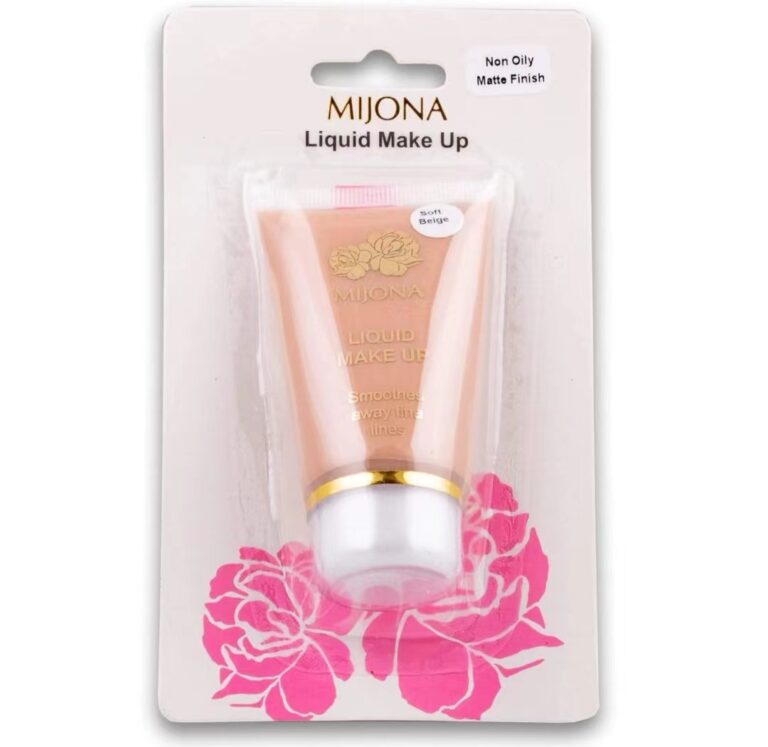 Mijona Foundation Liquid Make-up Soft Beige – ABC Beauty Cosmetics
